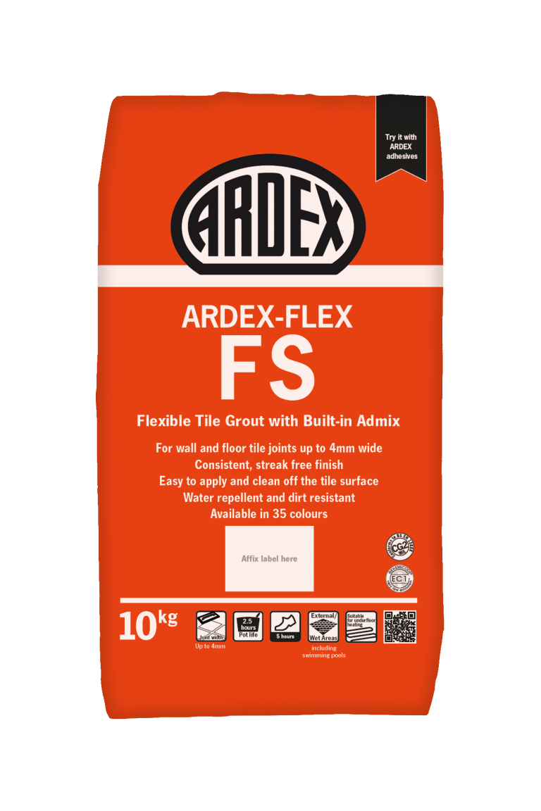 ARDEX-FLEX FS - Flexible Standard Set Tile Grout for Narrow Joints
