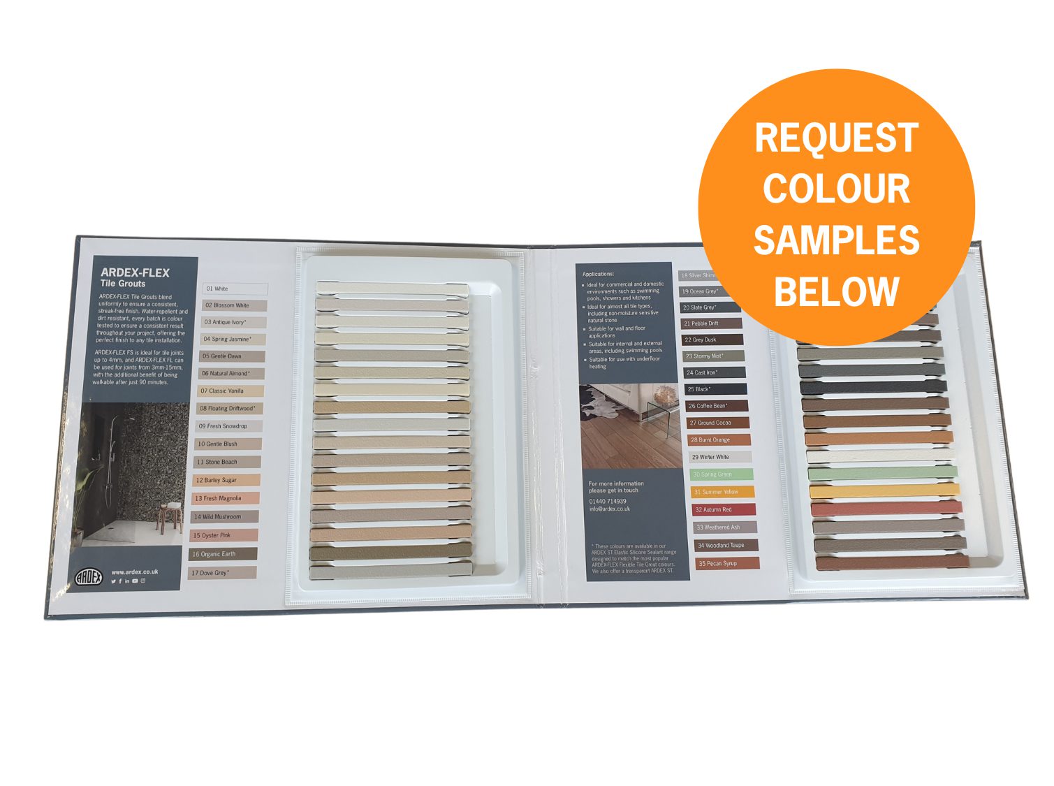 ARDEX-FLEX FS - Flexible Standard Set Tile Grout for Narrow Joints