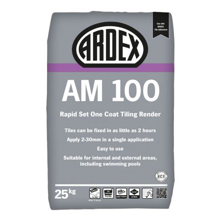 ARDEX AM 100 | Render & Tiling Repair Solution