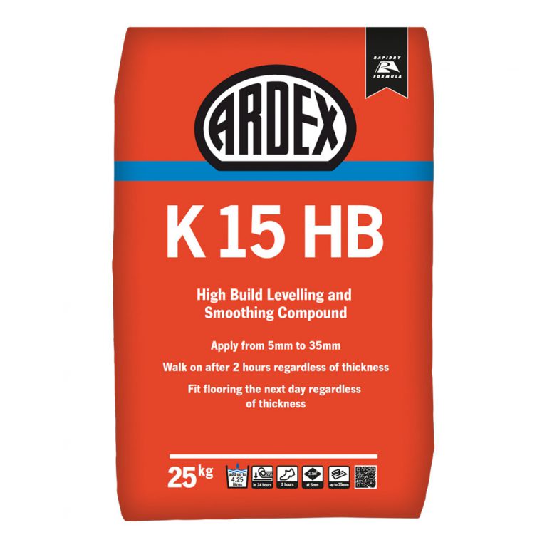 ARDEX K 15 HB - High Build, Rapid Drying Smoothing Compound