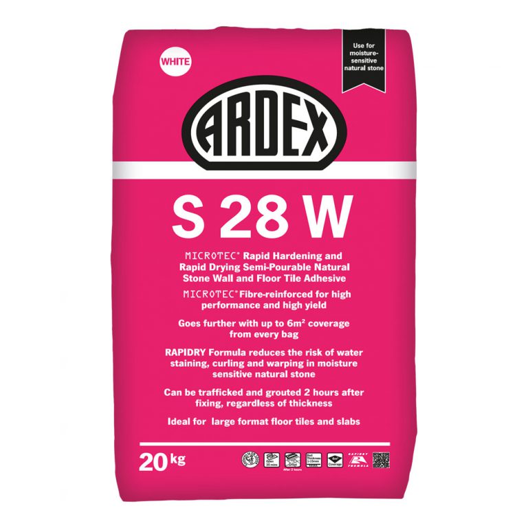 ARDEX S 28 W - MICROTEC® Flexible Rapid Set Semi-Pourable Floor Tile ...