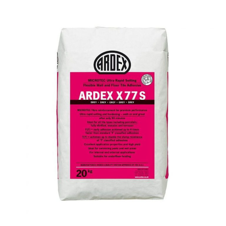 ARDEX X 77 S - MICROTEC® Flexible Rapid Set Tile Adhesive