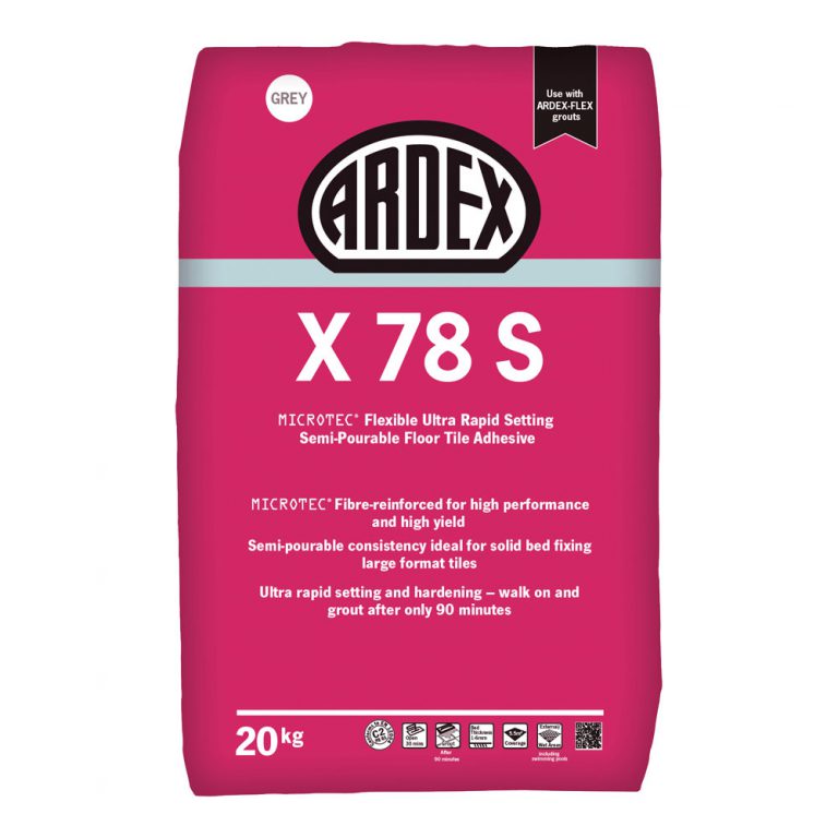 ARDEX X 78 S - MICROTEC® Flexible Rapid Set Semi-Pourable Floor Tile ...